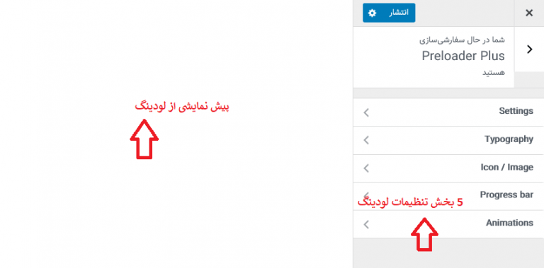 ساخت لودینگ برای وردپرس | تمنتو